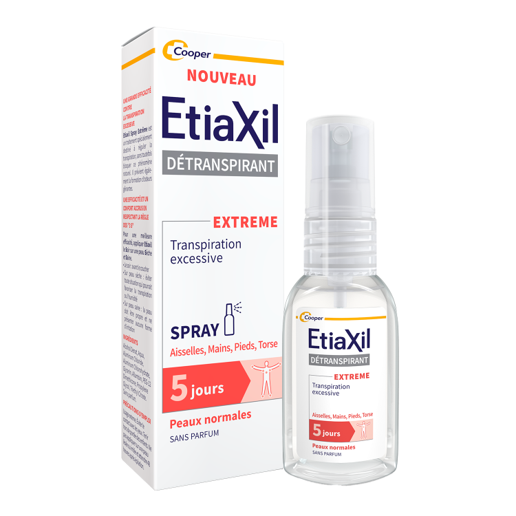 Etiaxil Détranspirant Spray Peaux Normales - Multizones