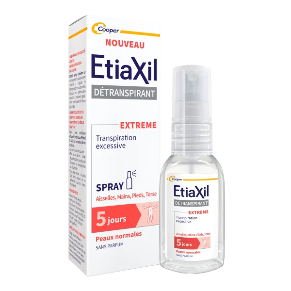 Etiaxil Détranspirant Spray Peaux Normales - Multizones